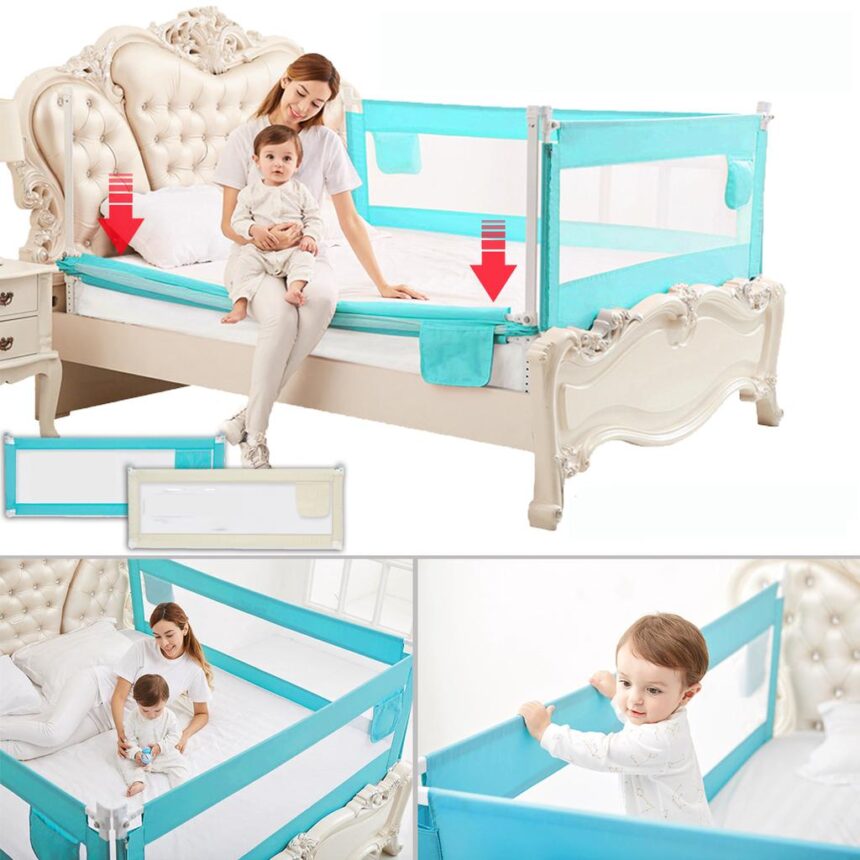 Buy Baby Safety Bed Fence Adjustable Bed Rail - homegadgets.pk