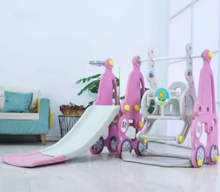 Childrens Slide Swing Toddler Kindergarten Baby Large Playground Multi ...