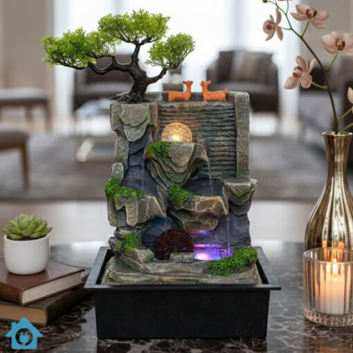 Buy Electric Creative Waterfall Fountain with LED in Pakistan